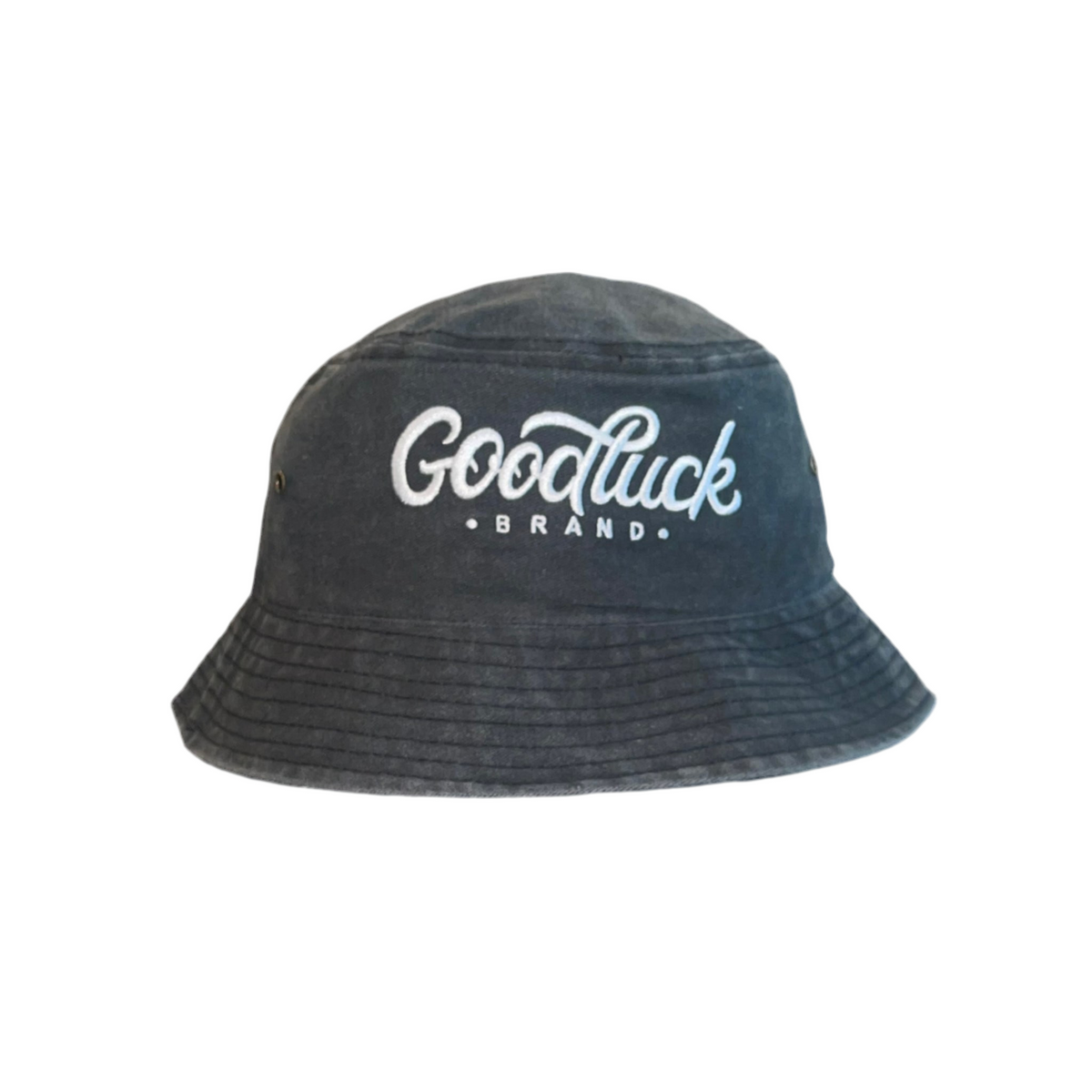 Black Bucket Hat – The "Good Luck Brand"