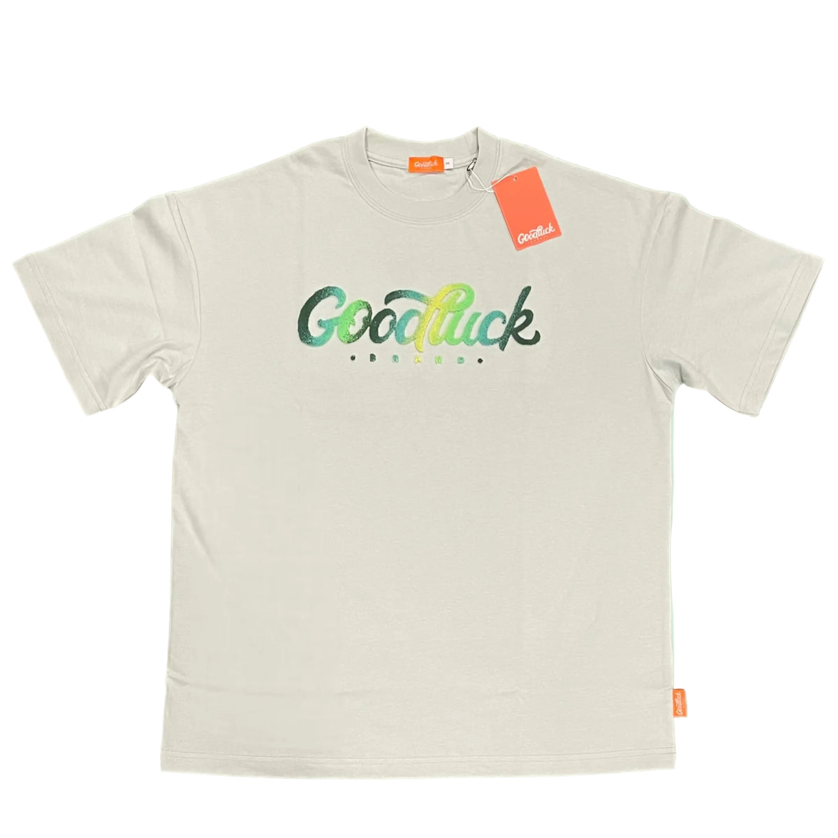 Mint Green Brushed Embroidered T Shirt – The "Good Luck Brand"